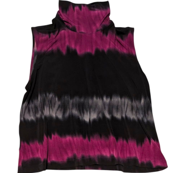 Carol Rose | Tops | Caroline Rose Tiedye Turtleneck High Neck Top Bold ...